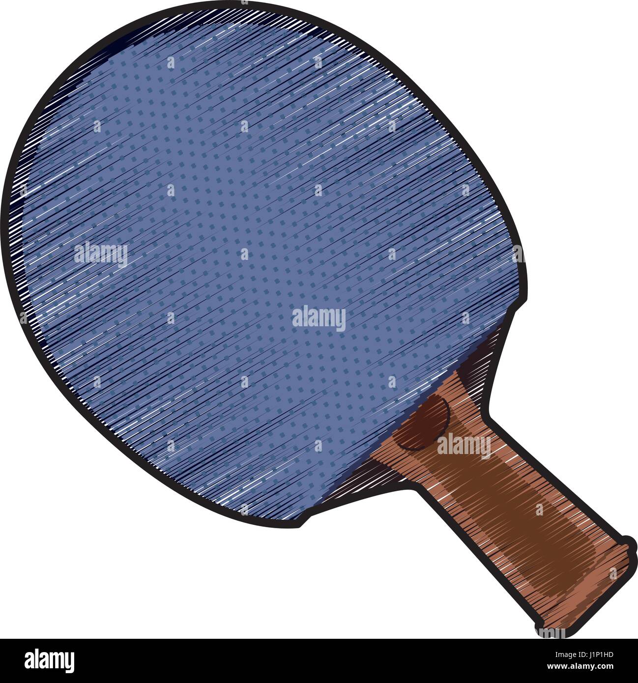 Draw ping pong racket Cut Out Stock Images & Pictures - Alamy