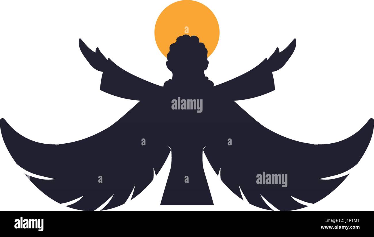 Holy spiritual angel Stock Vector Image & Art - Alamy