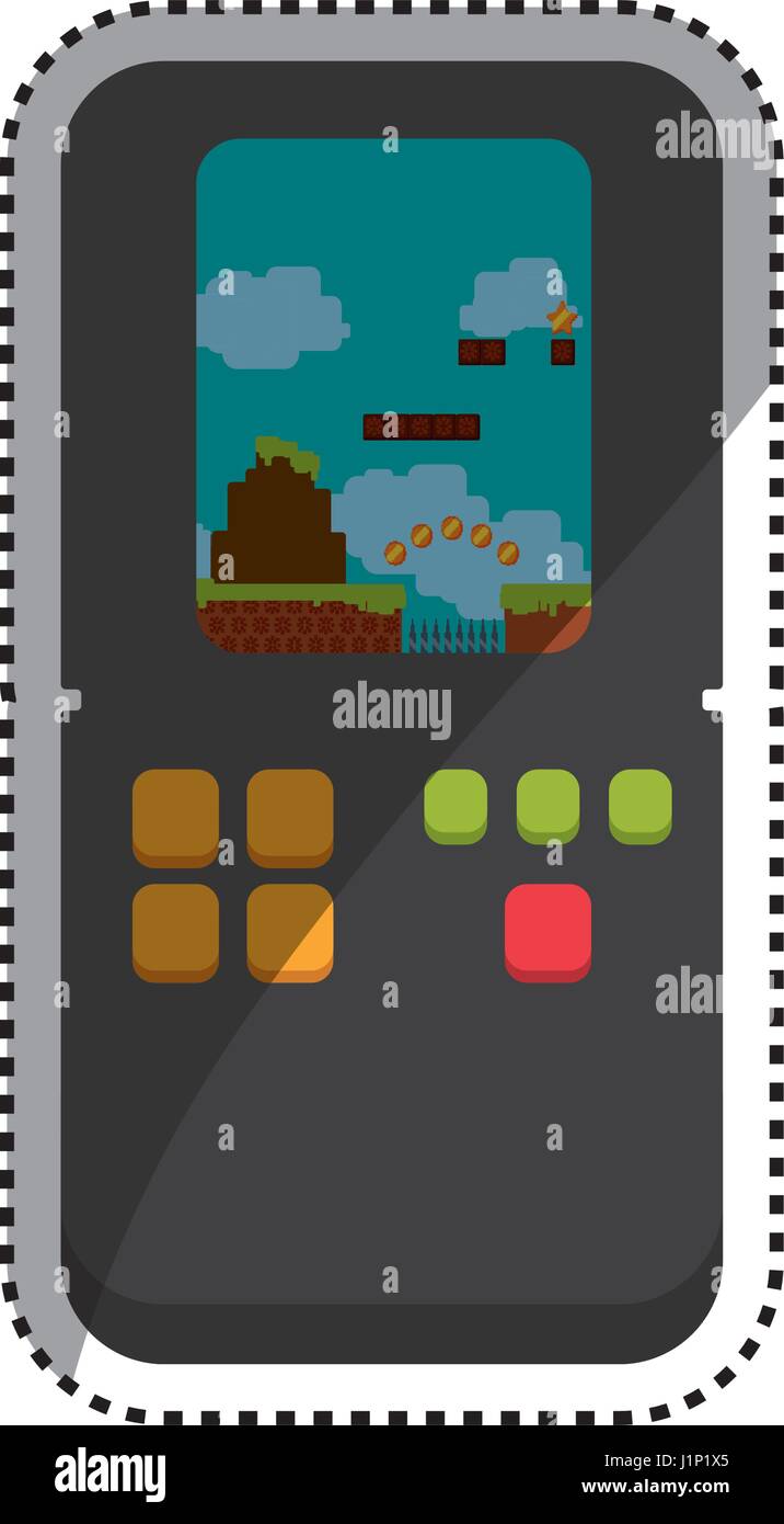 Tetris videogame console Stock Vector Image & Art - Alamy