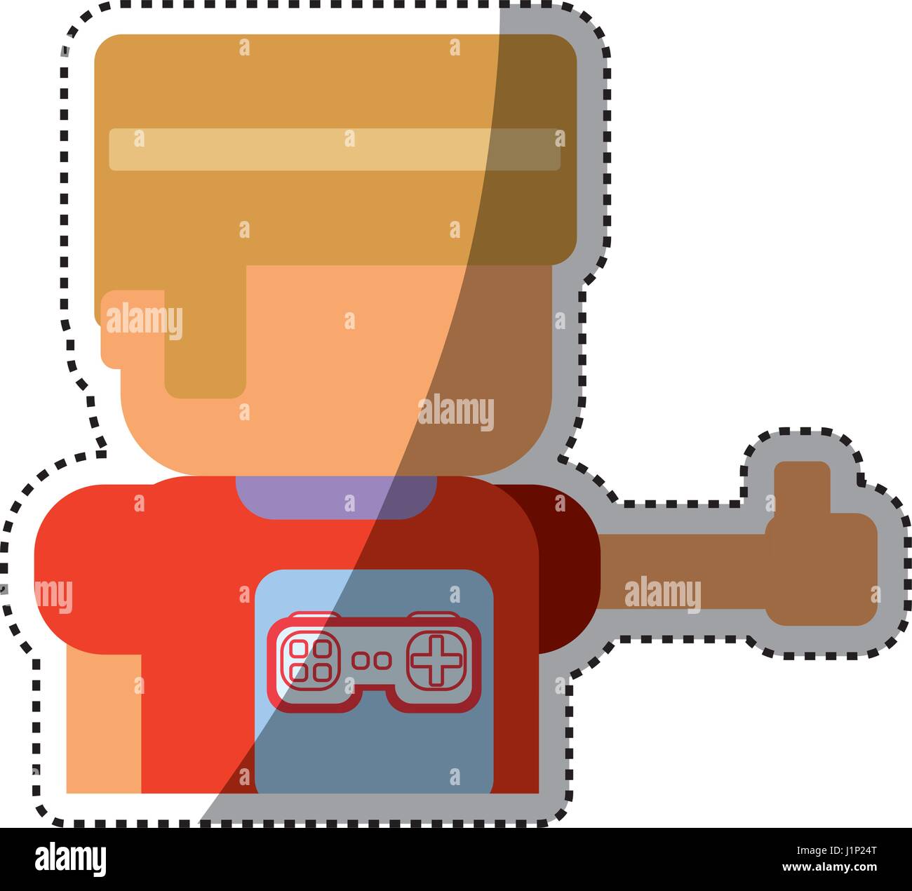 Gamer boy pixelated Stock Vector Image & Art - Alamy