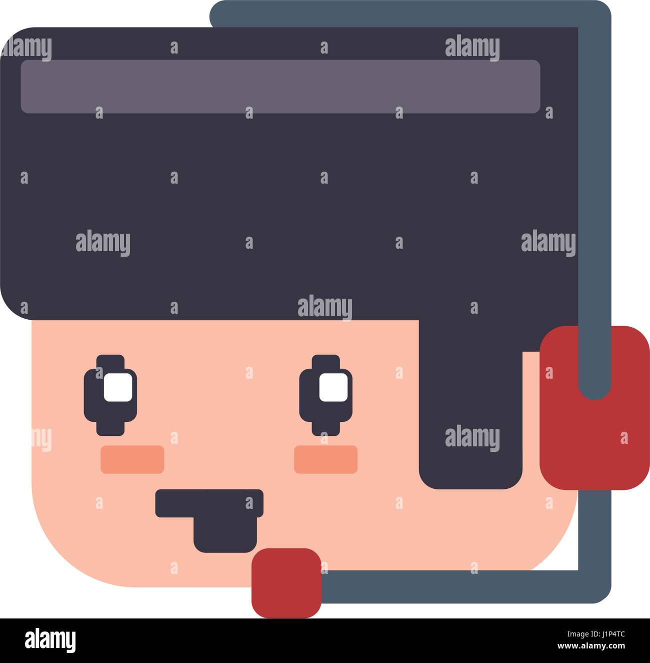 Gamer boy pixelated Stock Vector Image & Art - Alamy