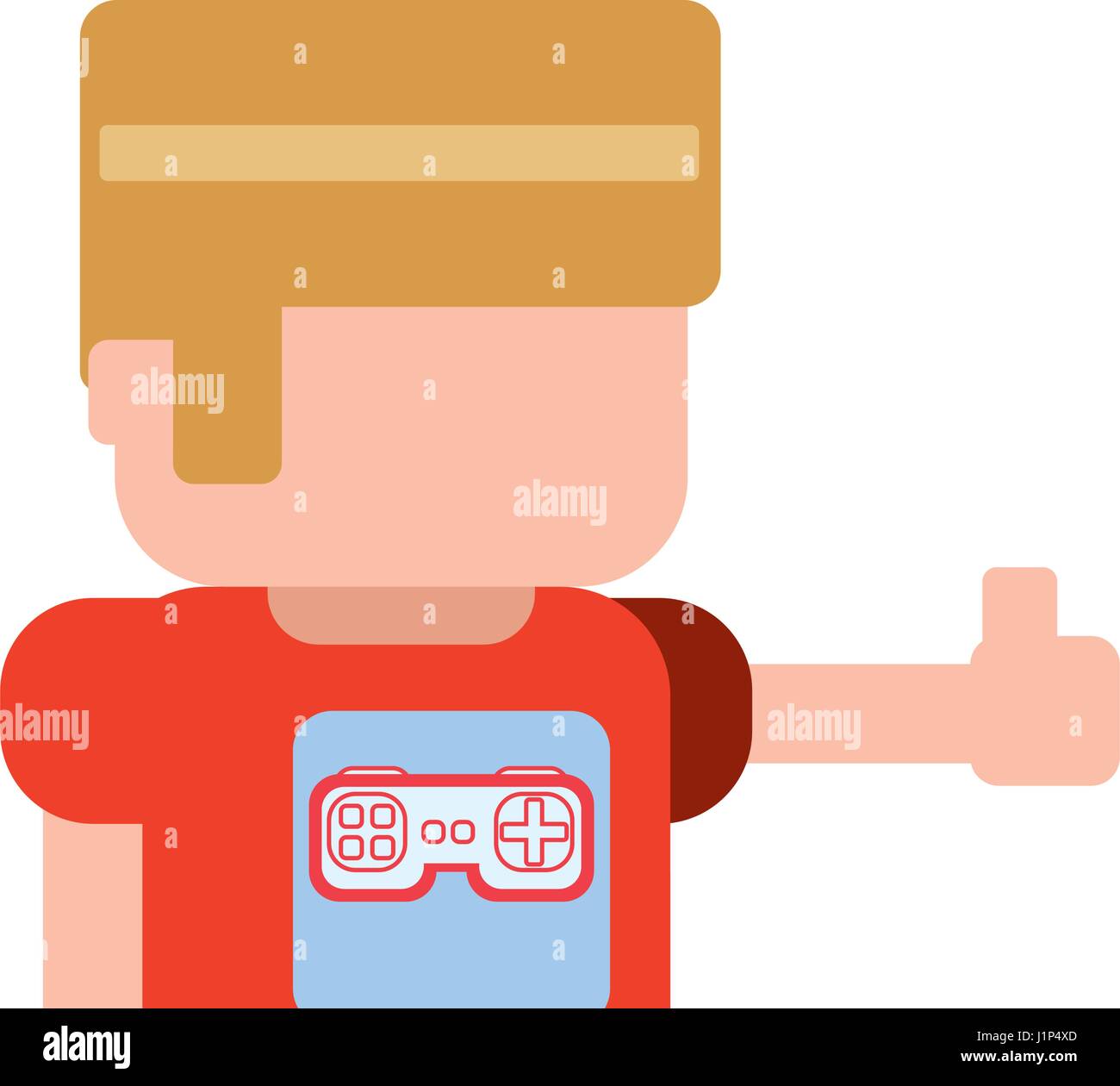 Gamer boy pixelated Stock Vector Image & Art - Alamy