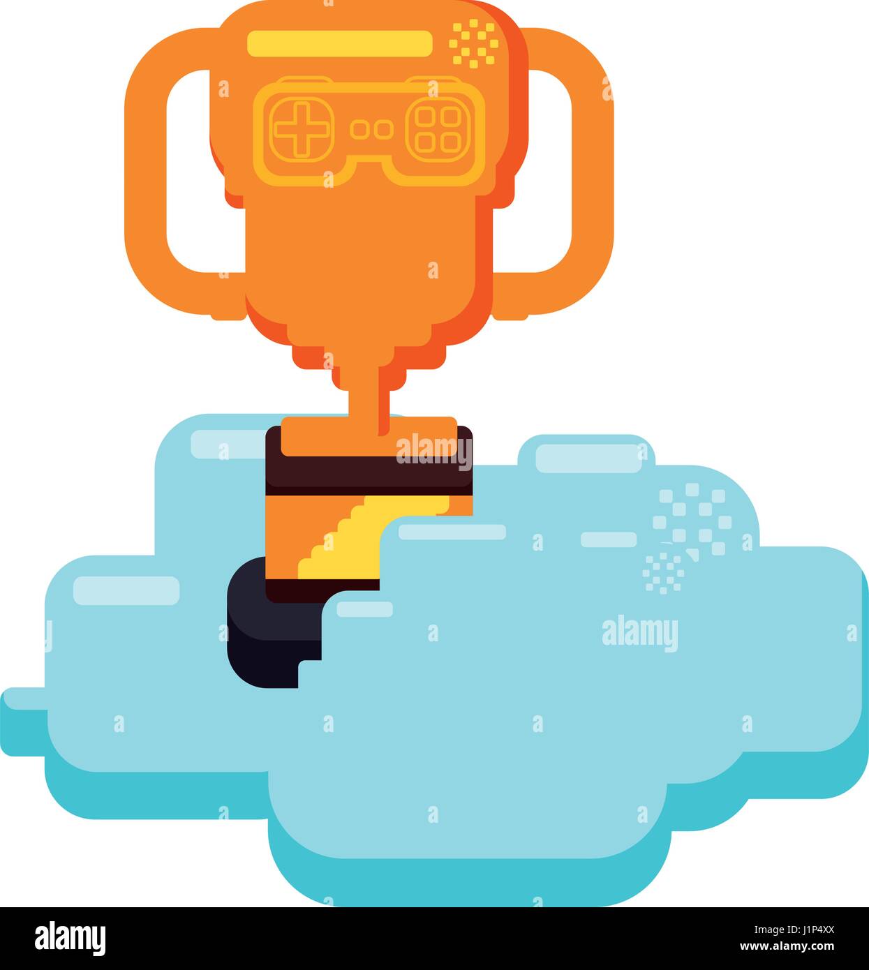 Cup Pixelated videogame Stock Vector Image & Art - Alamy
