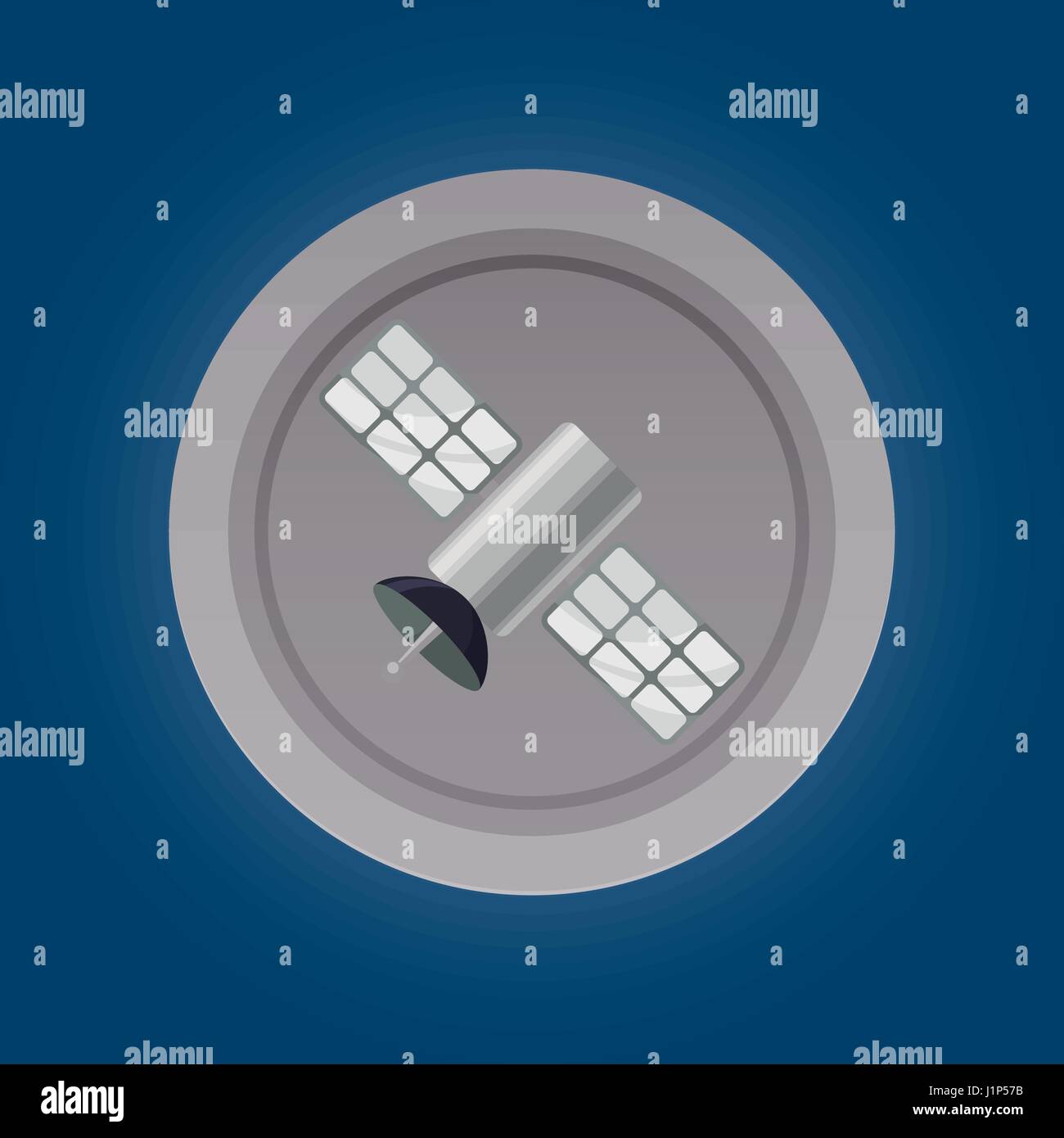 Satellite hardware Stock Vector Images - Alamy