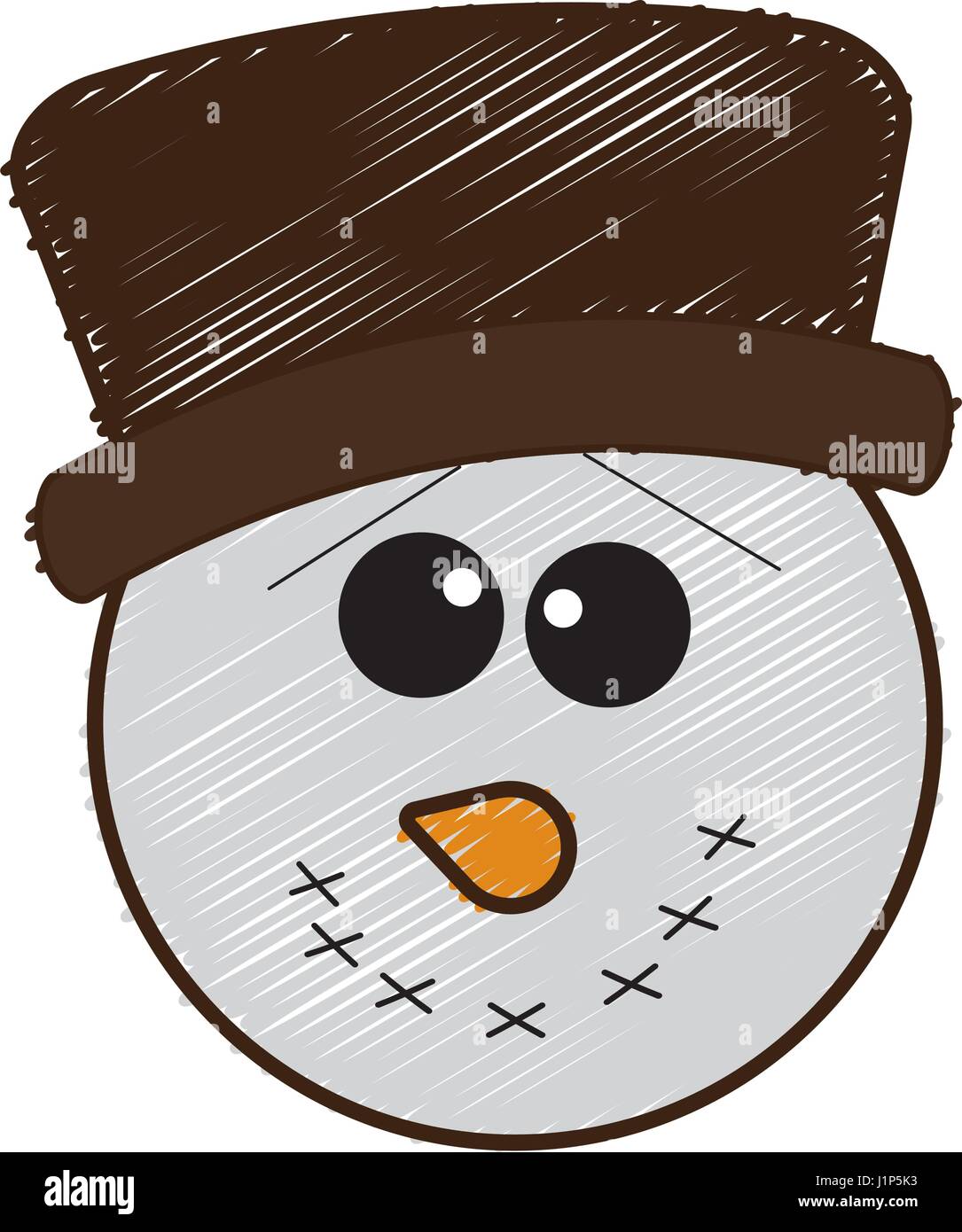 snowman cartoon icon Stock Vector Image & Art - Alamy