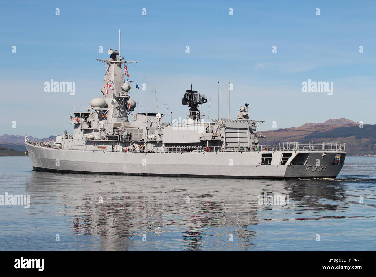 BNS Louise-Marie (F931), a Karel Doorman-class (or M-class) frigate of ...