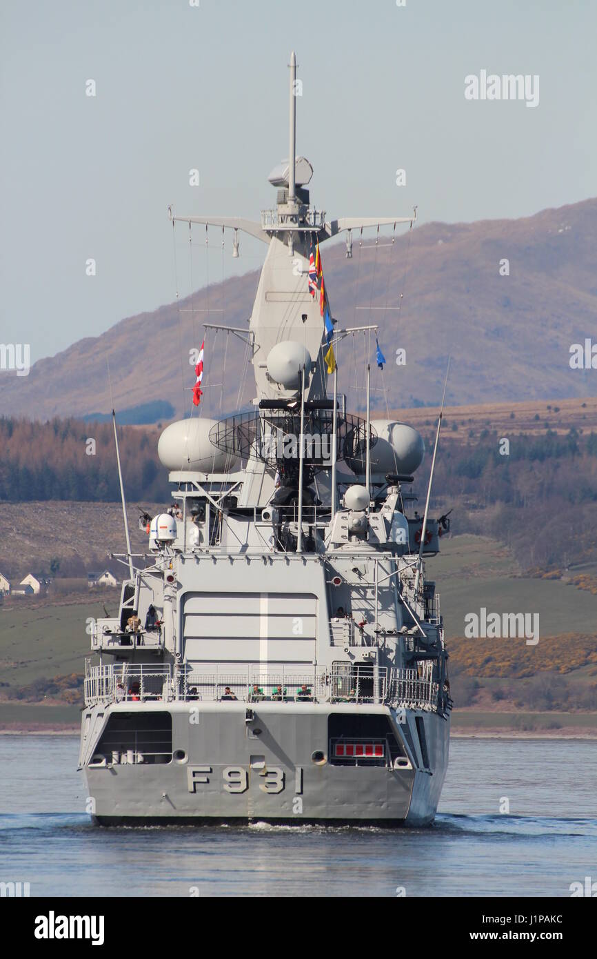 BNS Louise-Marie (F931), a Karel Doorman-class (or M-class) frigate of ...