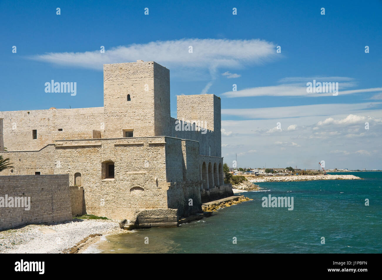 Castle of Trani. Puglia. Italy Stock Photo - Alamy