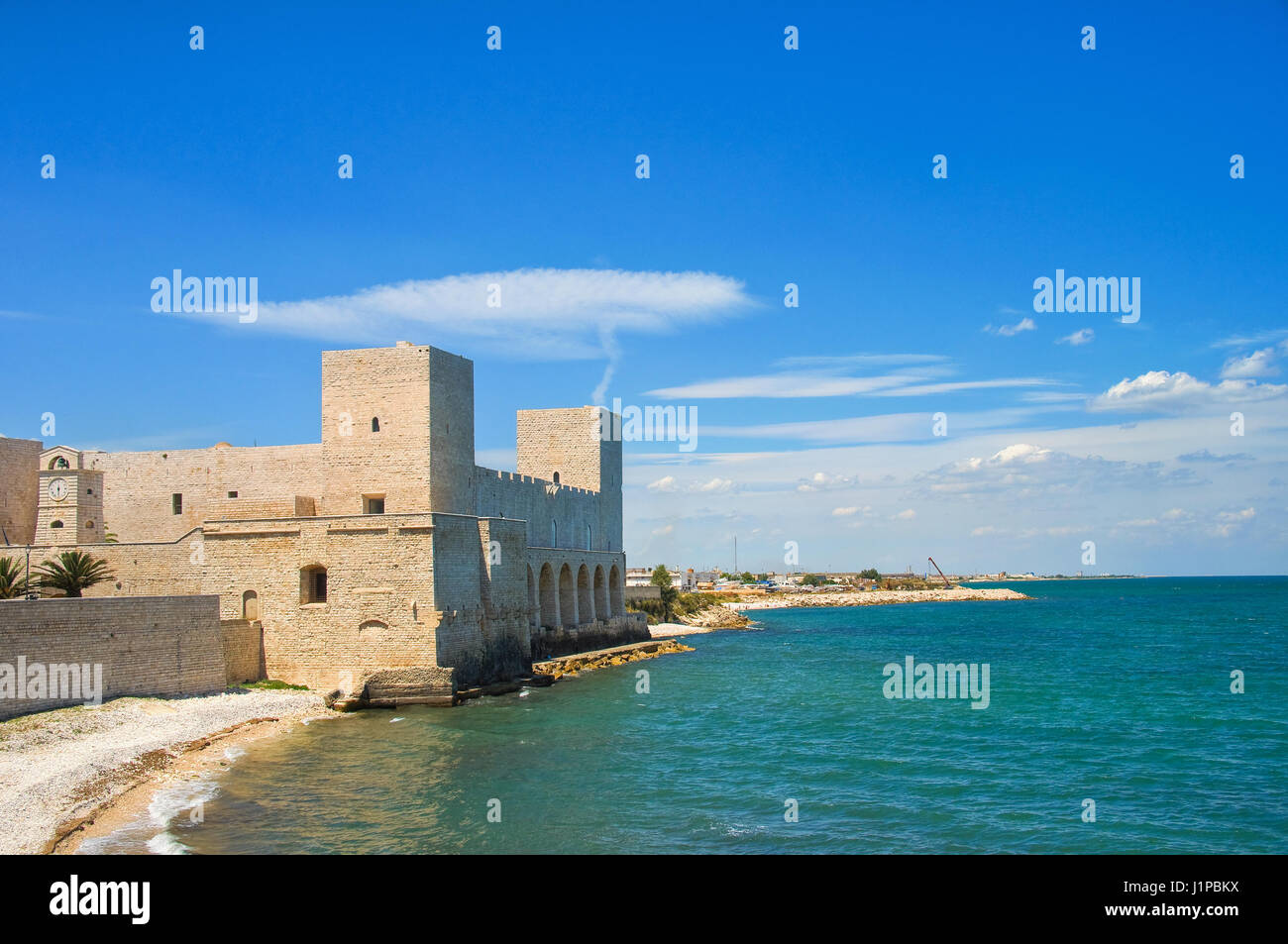 Castle of Trani. Puglia. Italy Stock Photo - Alamy