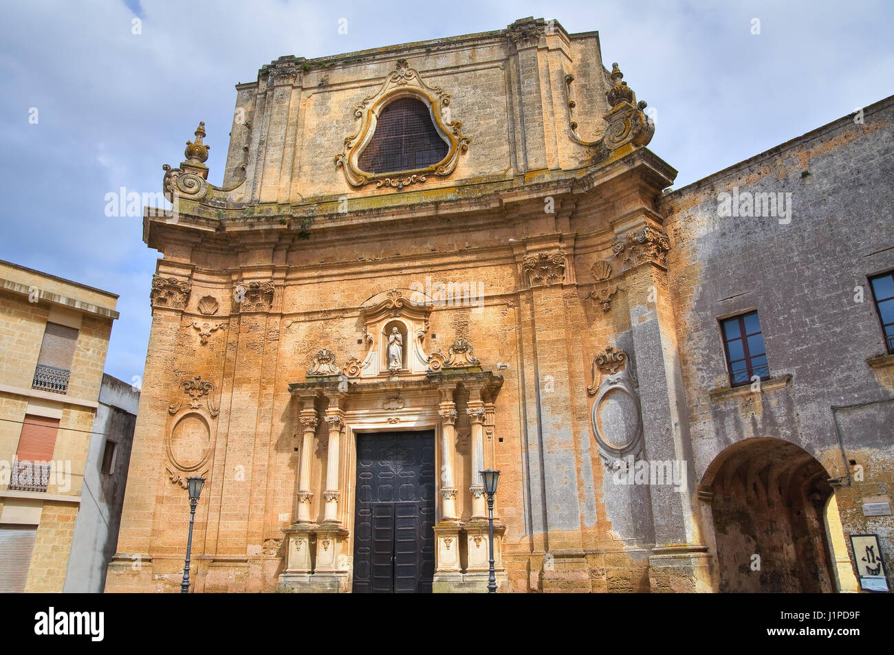 Mother Church. Tricase. Puglia. Italy Stock Photo - Alamy