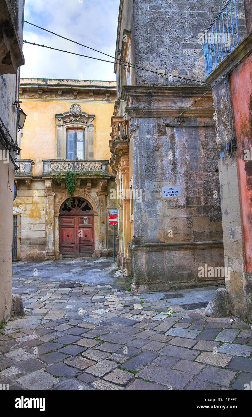 Alleyway. Tricase. Puglia. Italy Stock Photo - Alamy