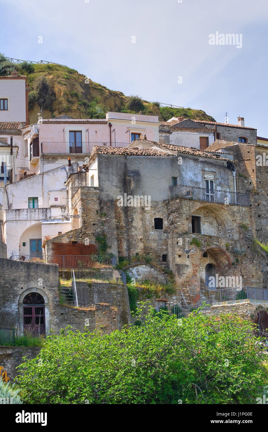 Panoramic view of Tursi. Basilicata. Italy Stock Photo - Alamy