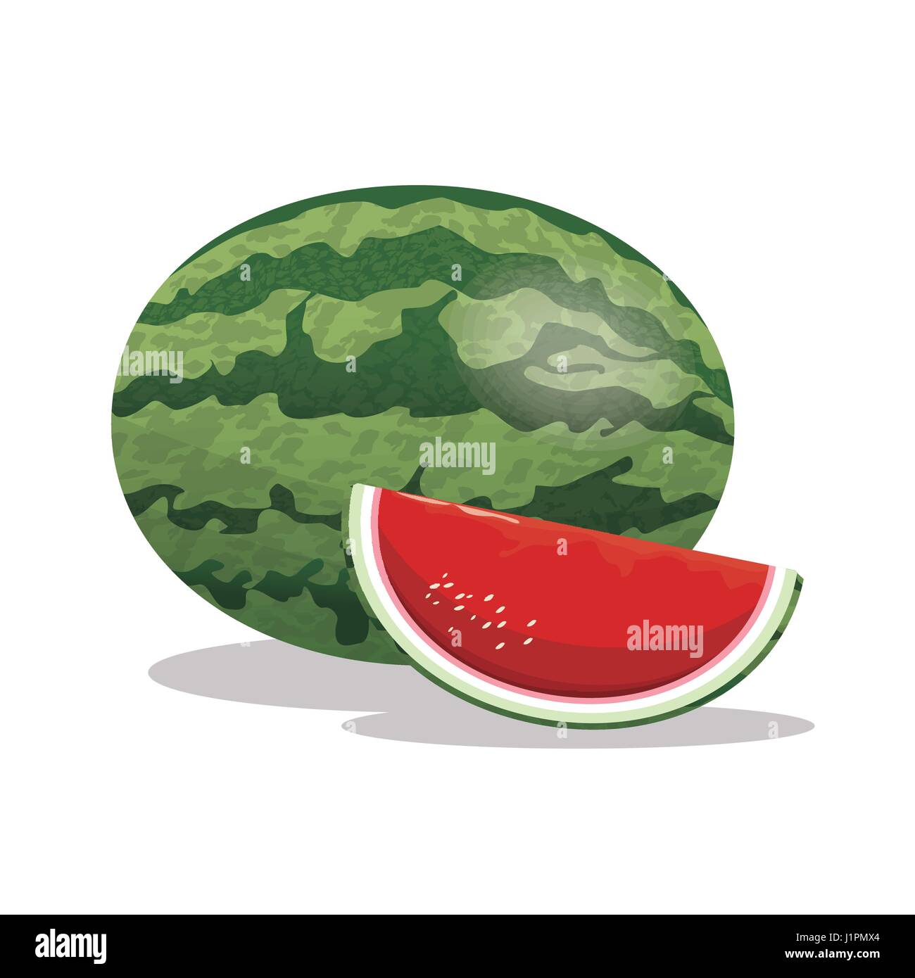 Heap fresh tropical fruit Stock Vector Images - Alamy