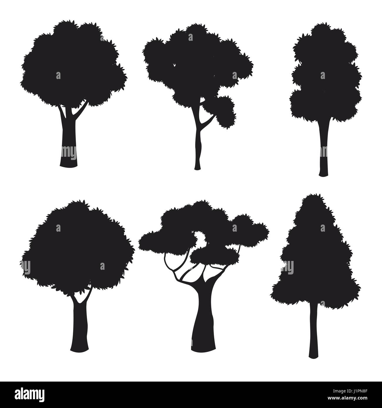 Tree Trunk Silhouette High Resolution Stock Photography and Images - Alamy