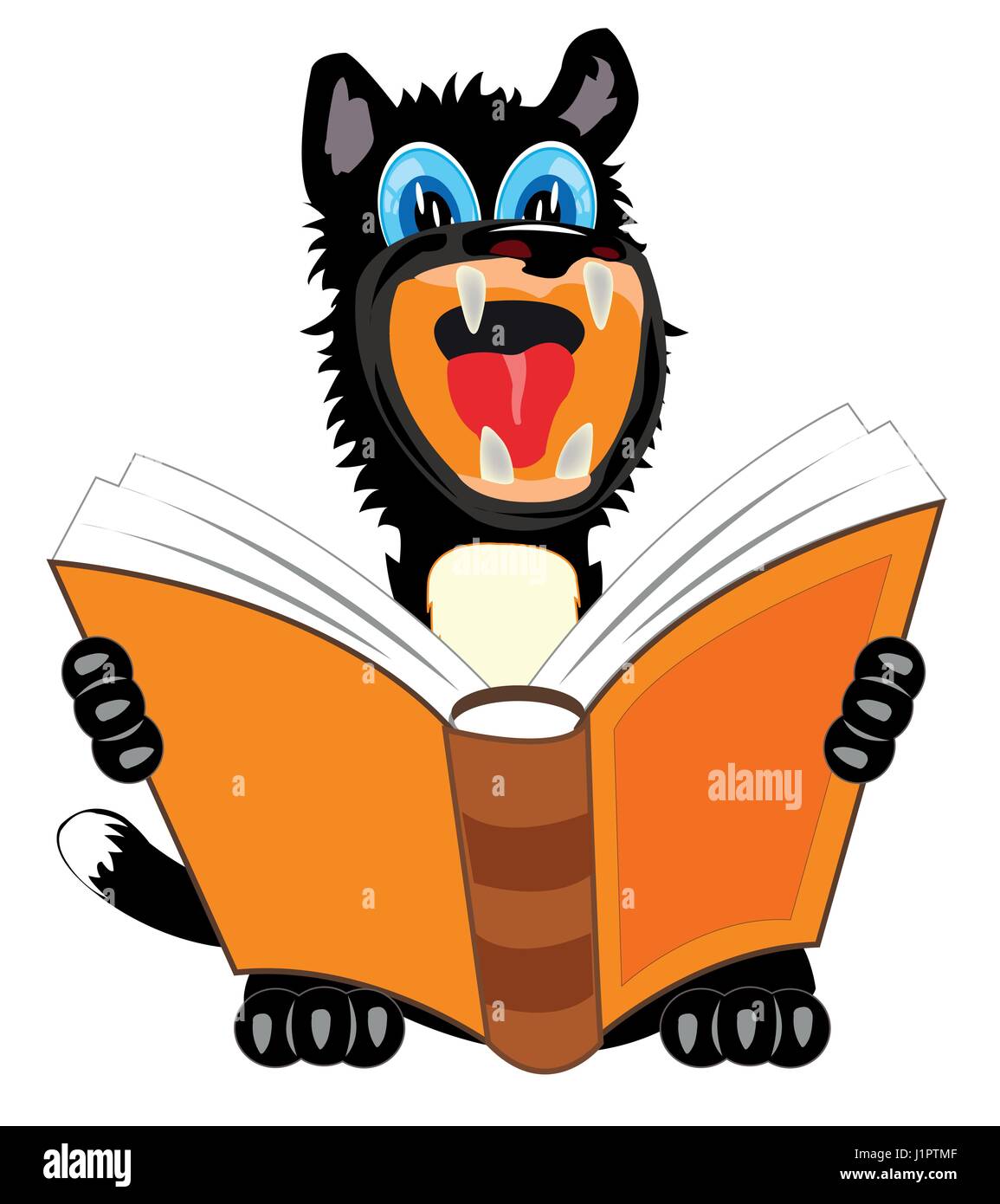 Library dog Stock Vector Images - Alamy