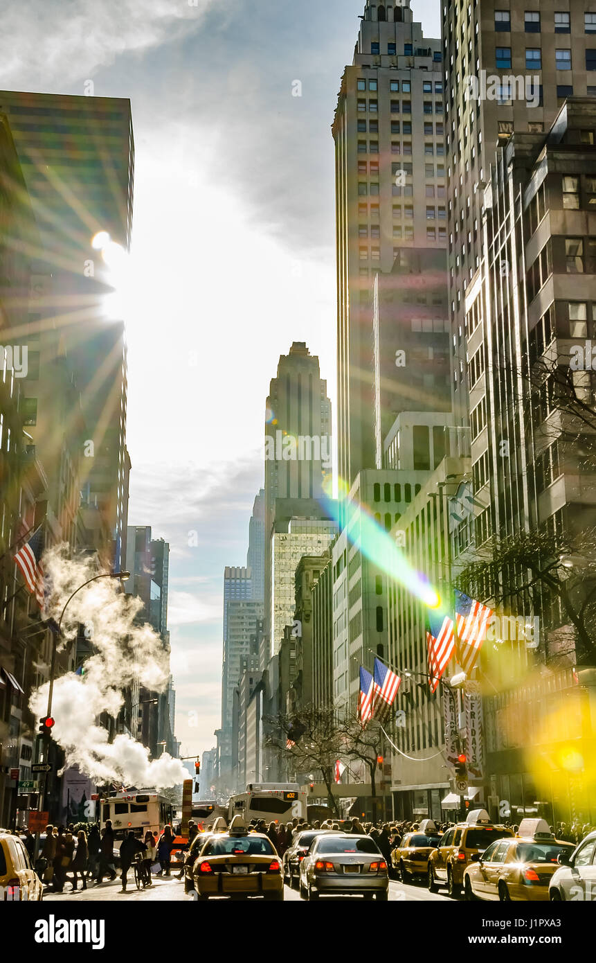 New York, USA - December 3, 2011: The architectural appearance of the ...