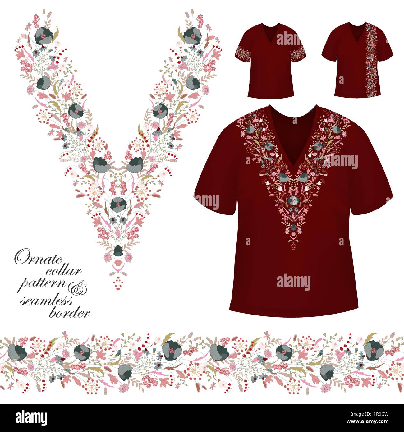 vector collar vintage design Stock Vector Image & Art - Alamy