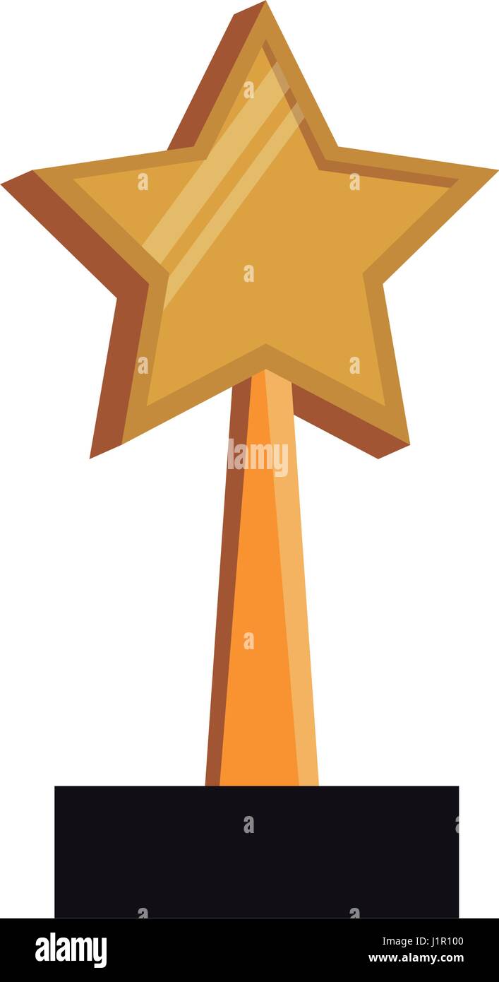 star trophy win prize Stock Vector Image & Art - Alamy