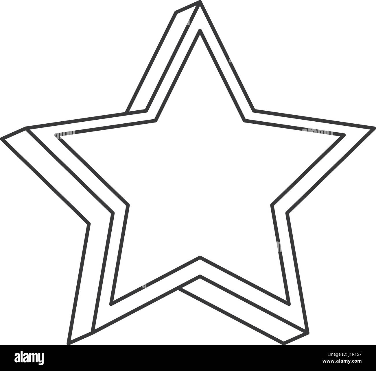 star decoration symbol image outline Stock Vector Image & Art - Alamy