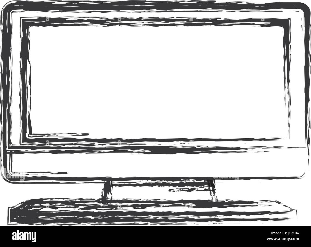 tv screen technology image sketch Stock Vector Image & Art - Alamy