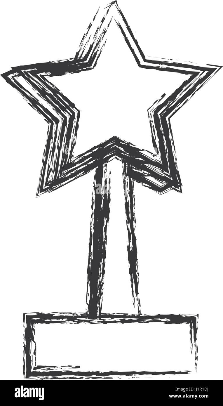 star trophy win prize sketch Stock Vector Image & Art - Alamy