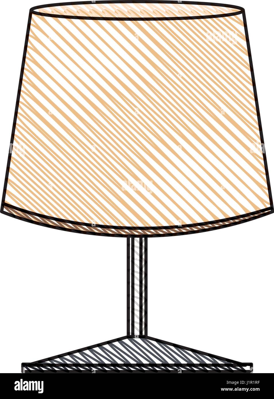 lamp light decoration object Stock Vector Image & Art - Alamy