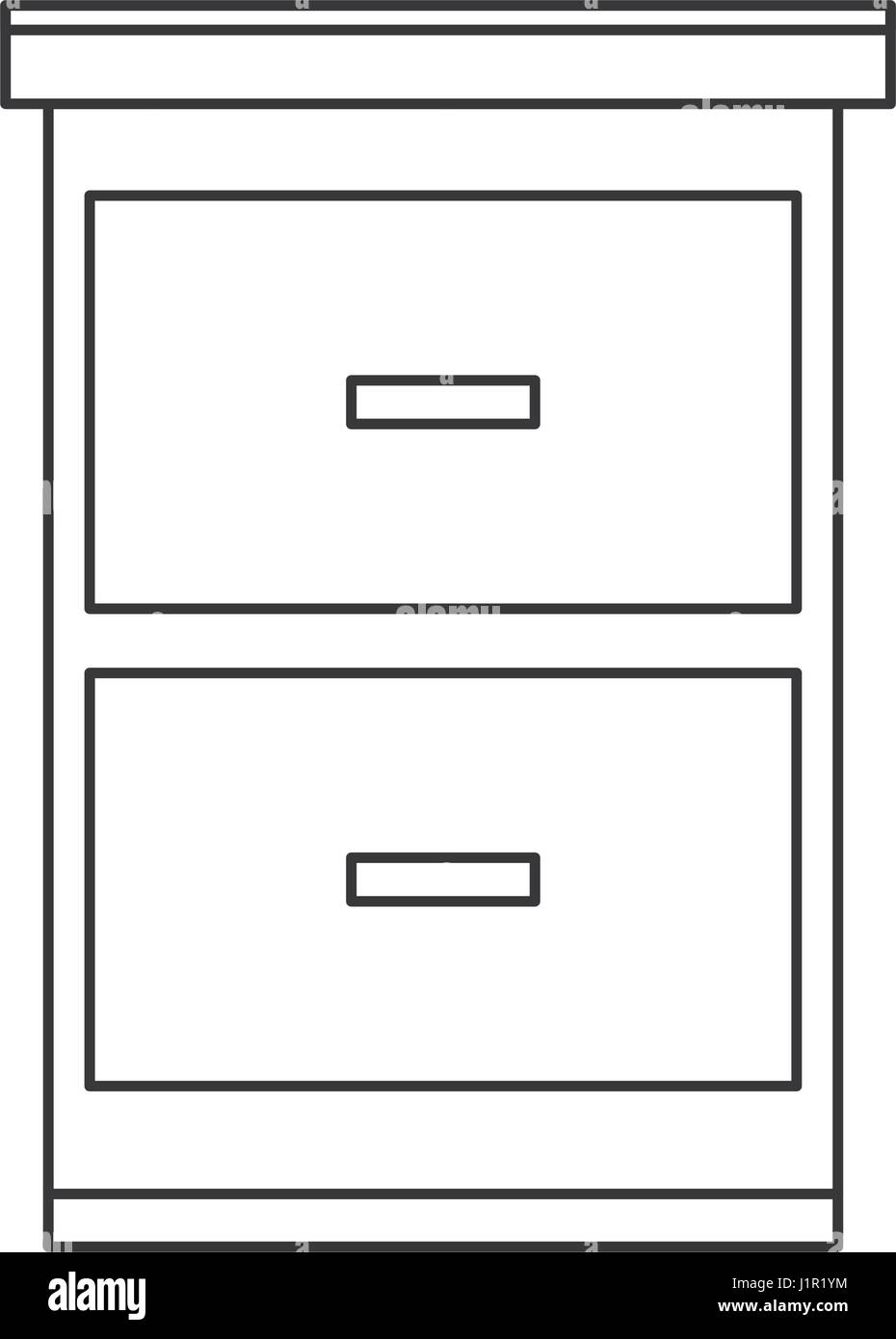 Storage documents icon outline Stock Vector Images - Alamy