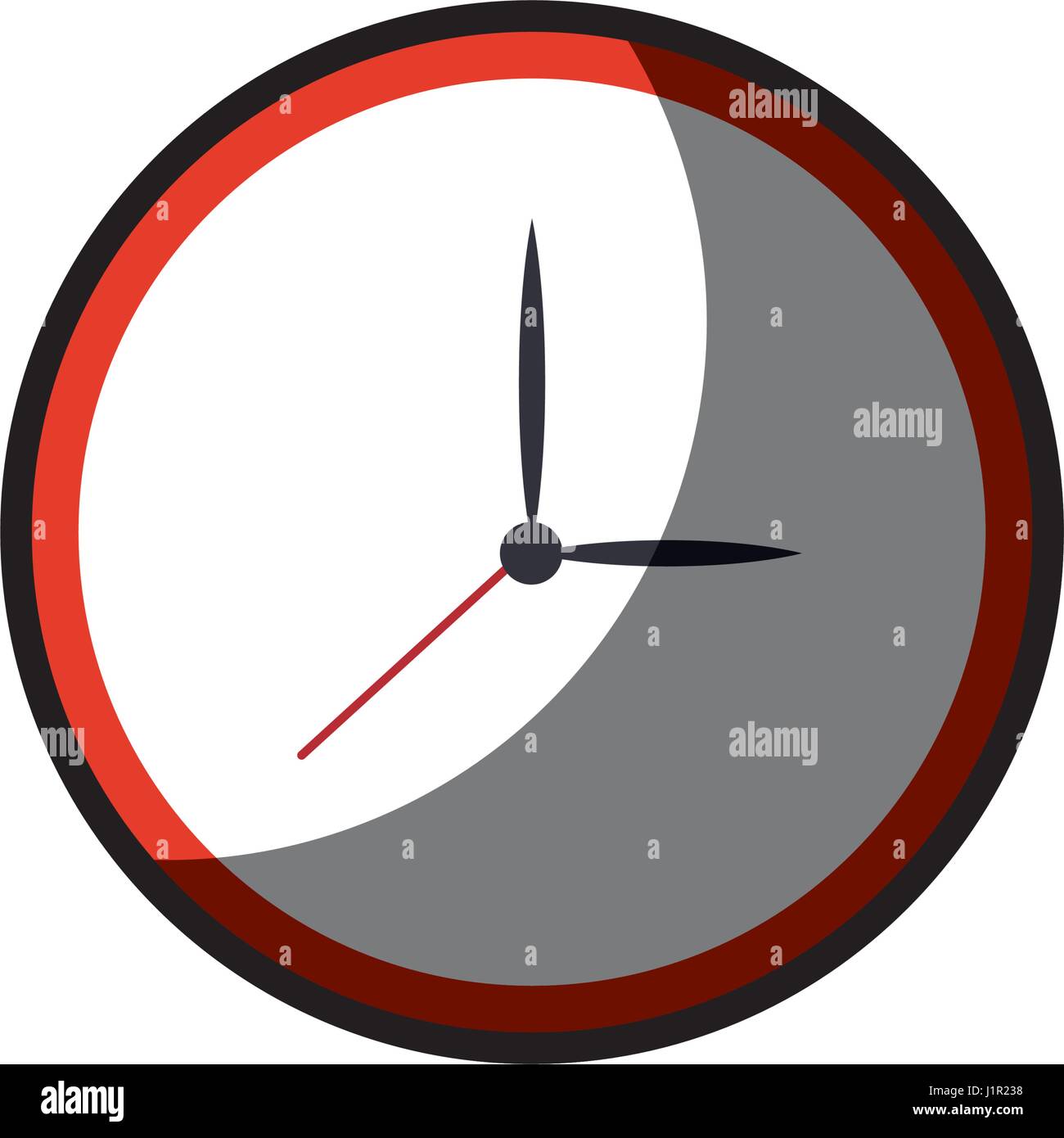 clock watch time element shadow Stock Vector Image & Art - Alamy