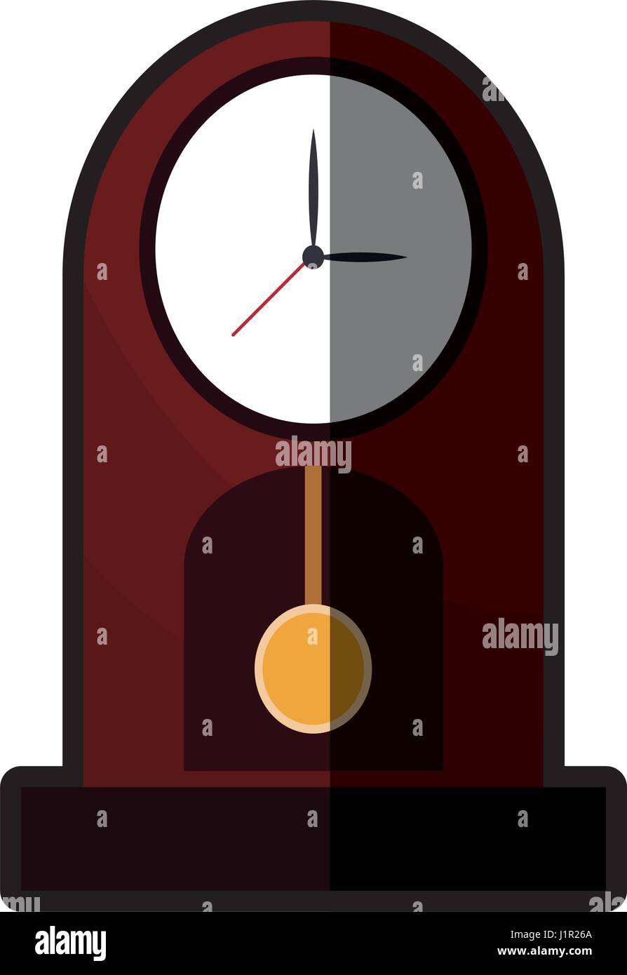 clock pendulum time classic shadow Stock Vector Image & Art - Alamy