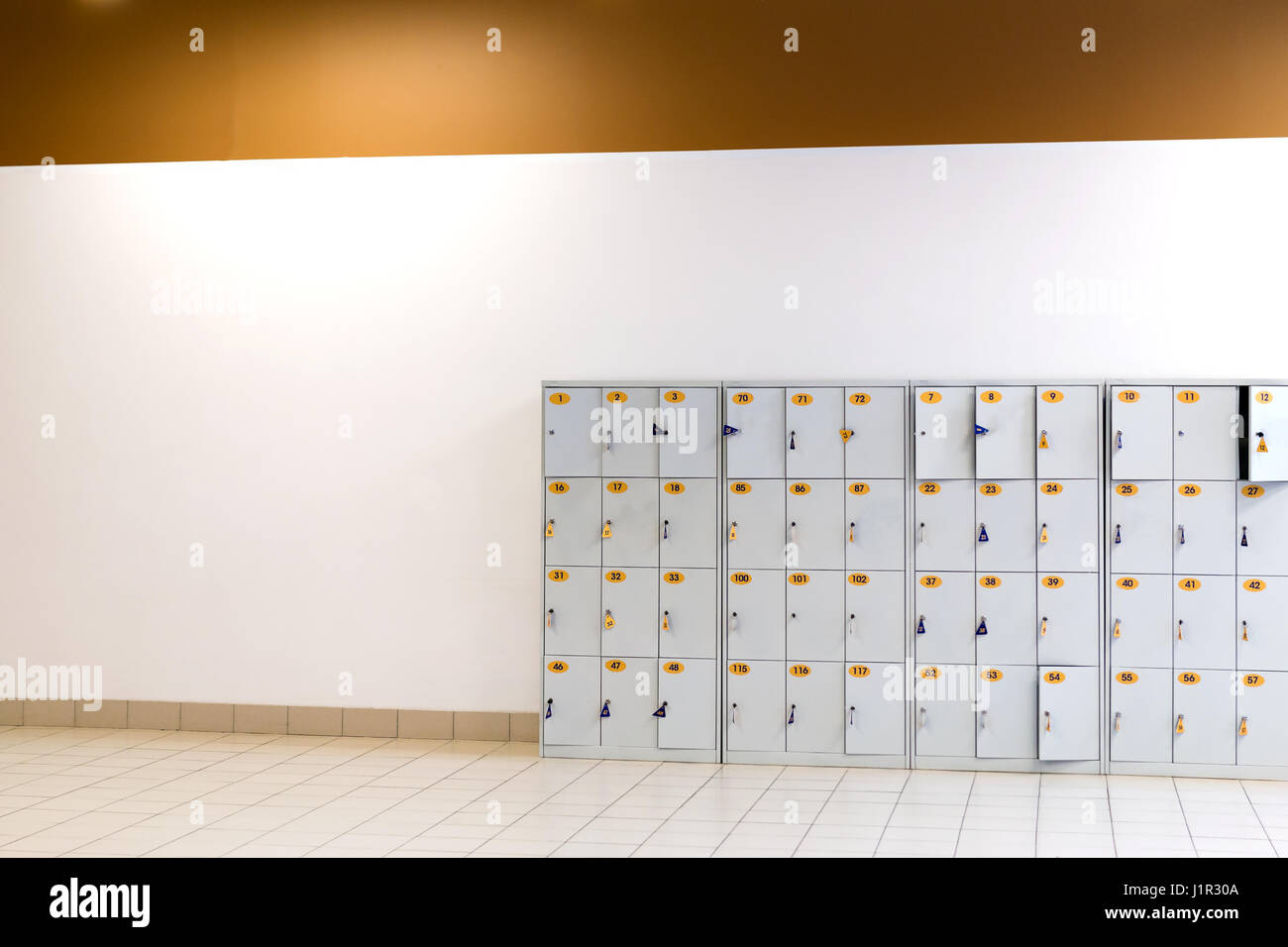cells boxes to store things in the supermarket Stock Photo - Alamy