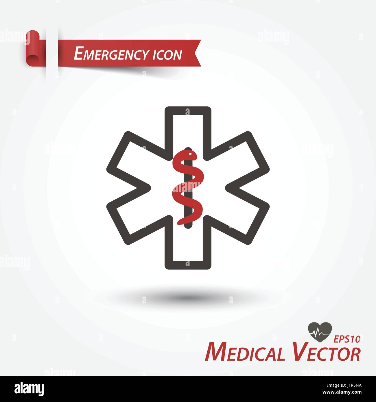 Emergency icon . Medical vector Stock Vector Image & Art - Alamy