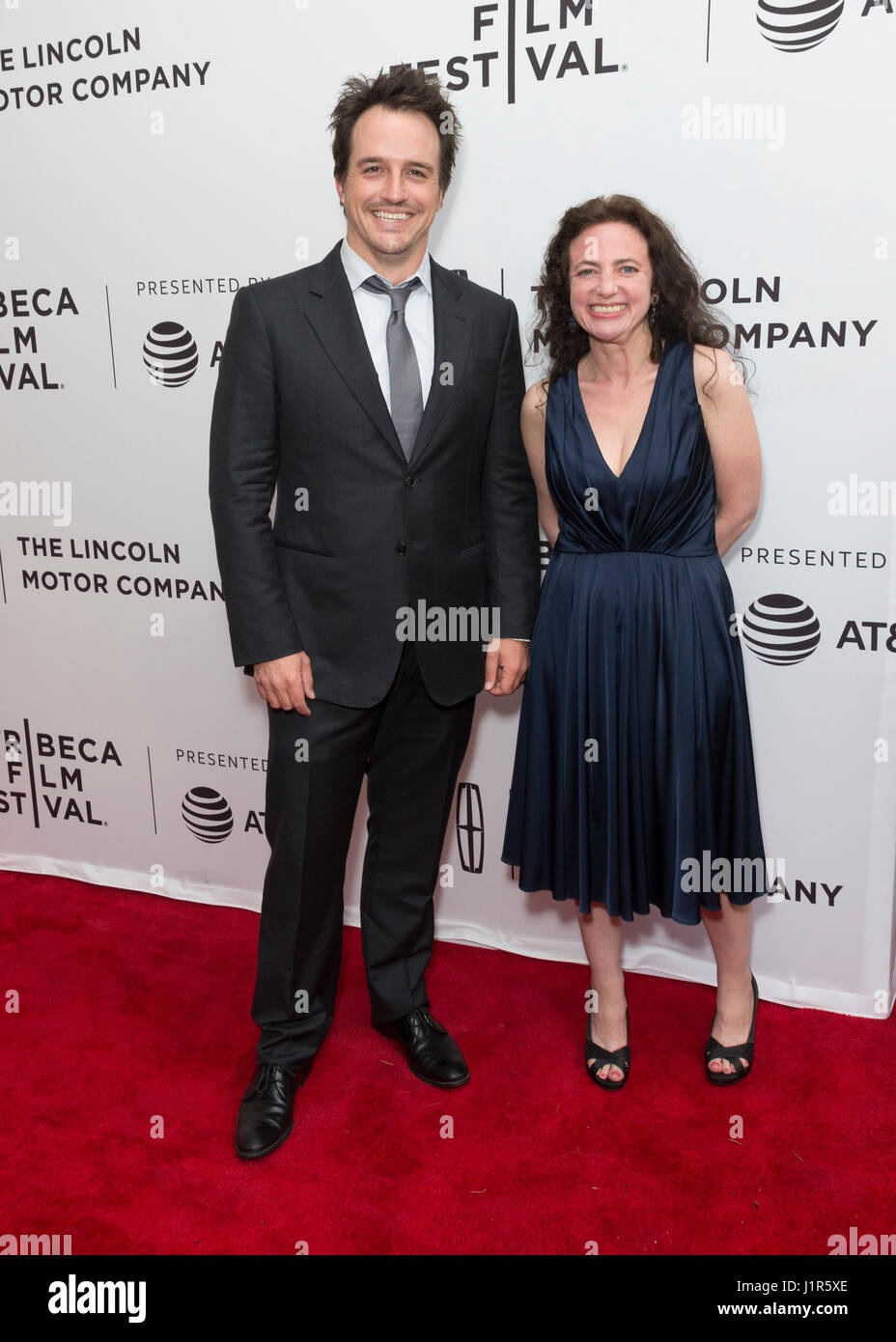 New York, United States. 21st Apr, 2017. Neal Dodson, Susan Leber ...