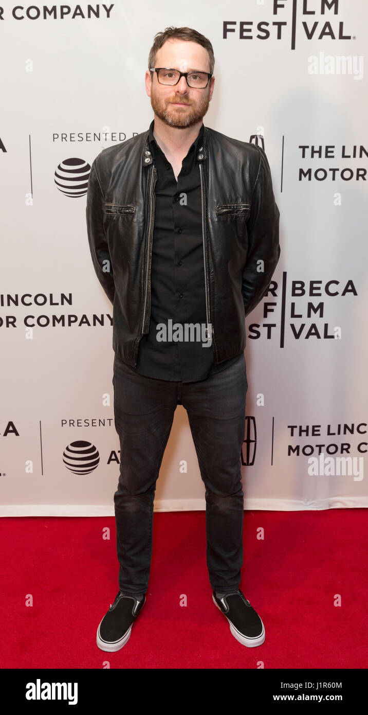 New York, United States. 21st Apr, 2017. James Dagg attends premiere of ...