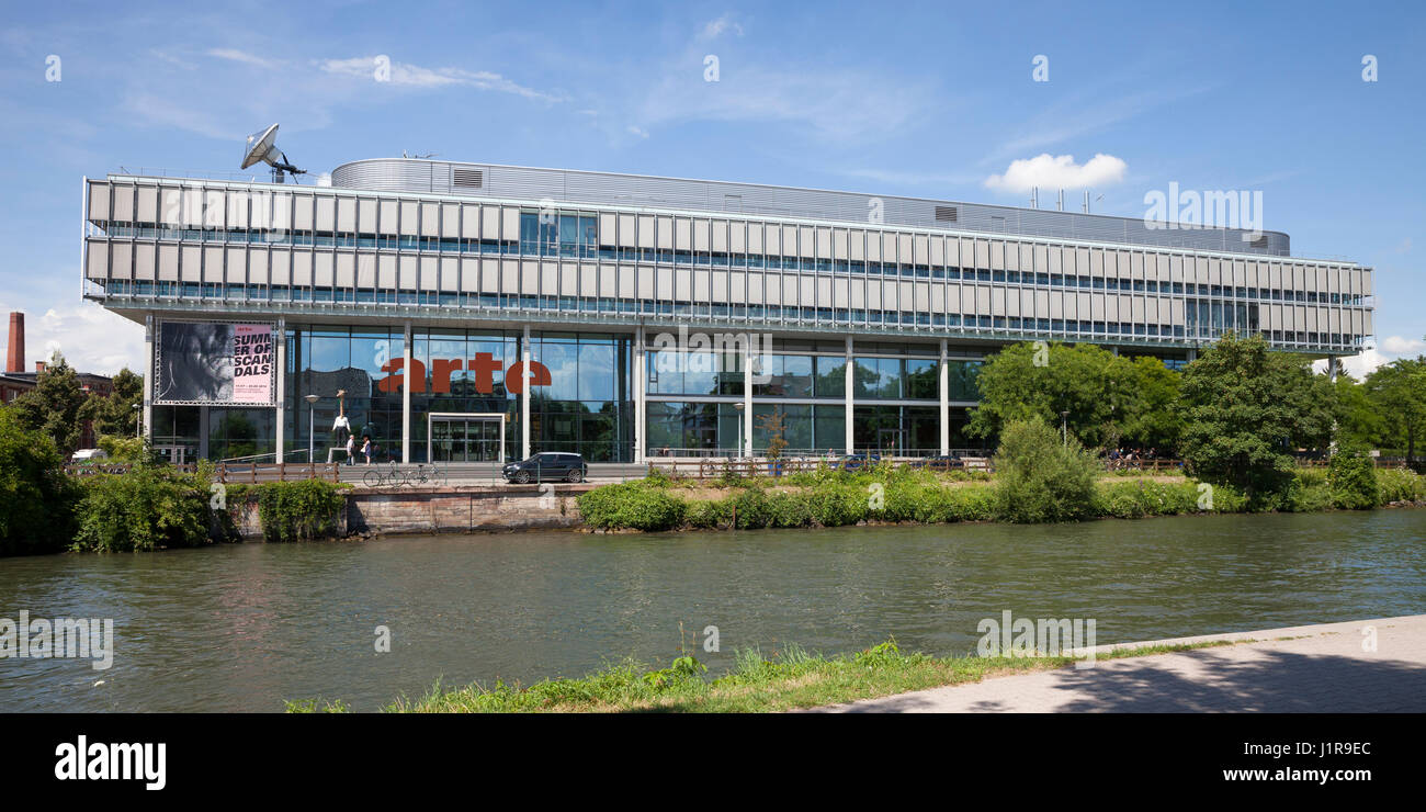 Television station Arte, Strasbourg, Alsace, France Stock Photo - Alamy