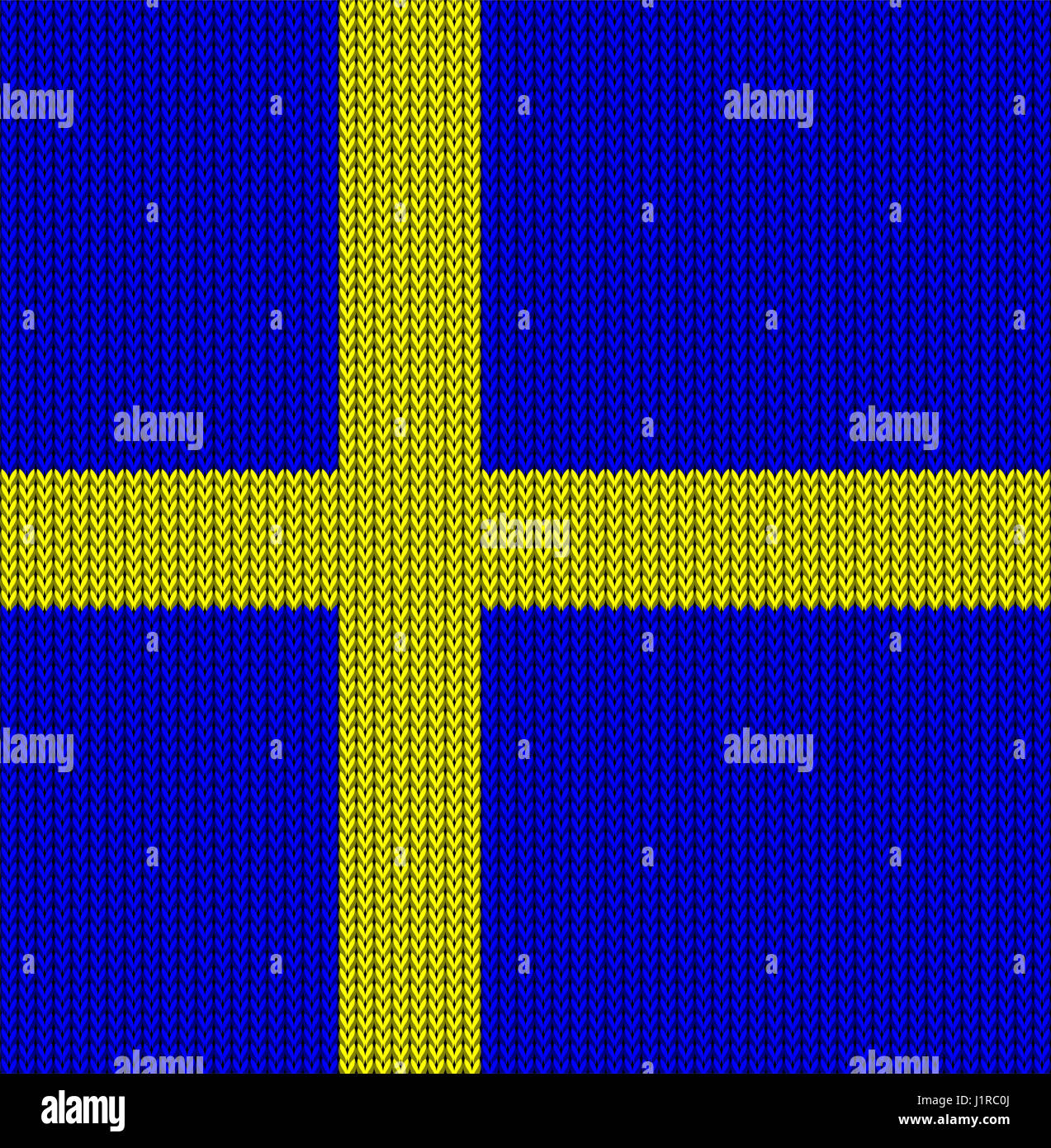 Swedish flag blue yellow cross hi-res stock photography and images - Alamy