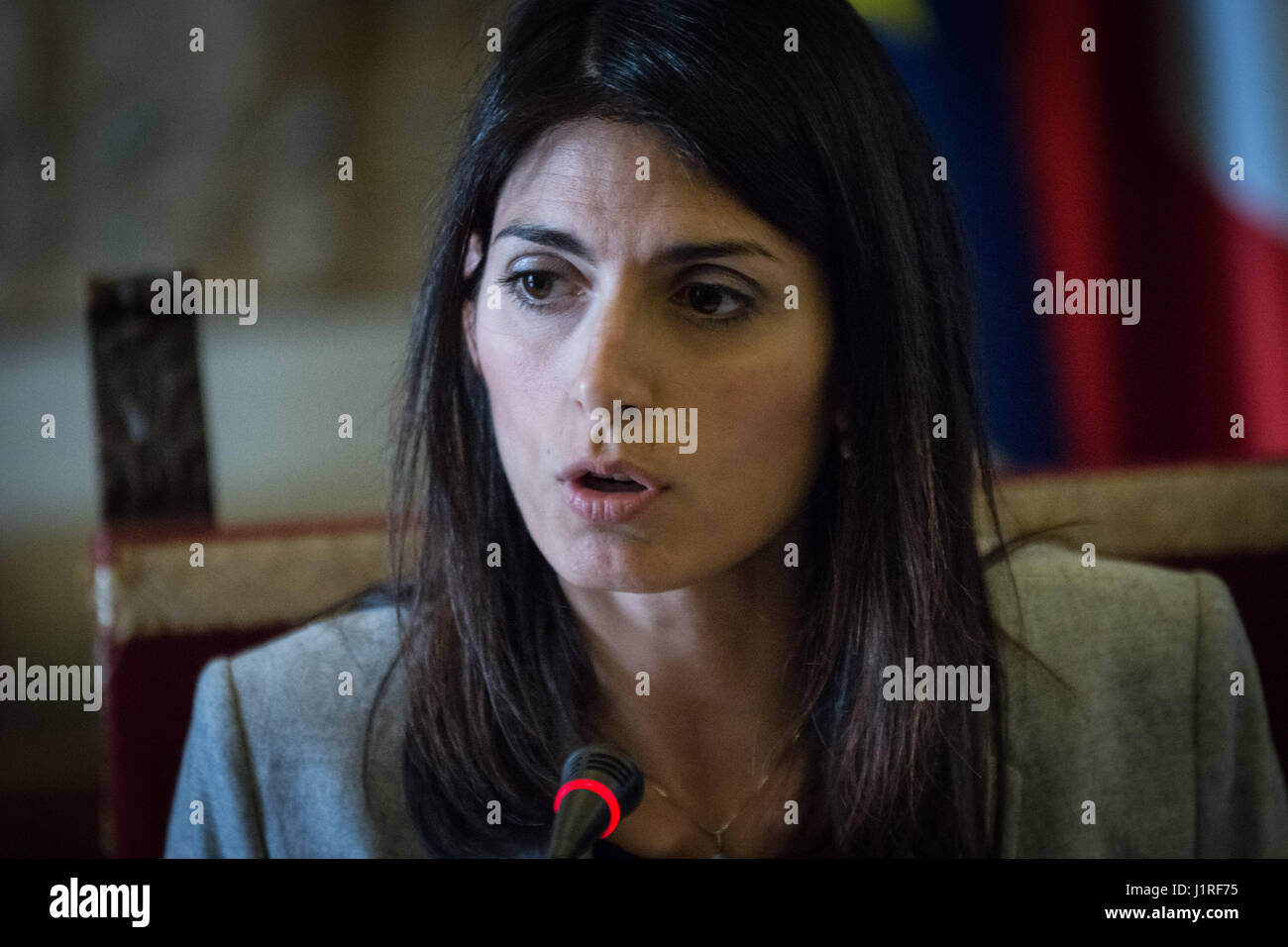 Press conference of Mayor Virginia Raggi, has appealed to the Tar to ...