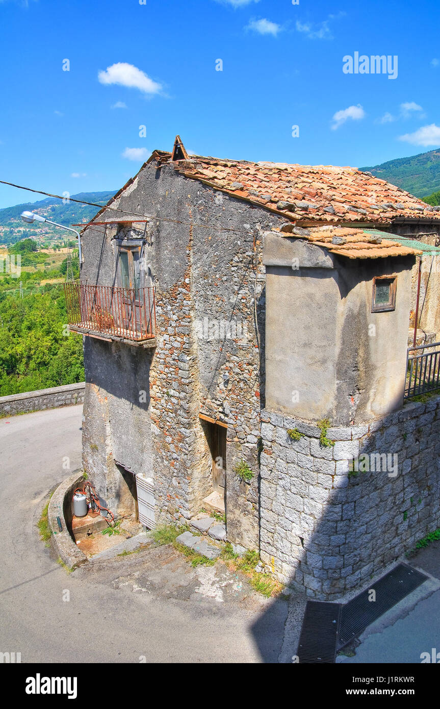 Alleyway. Viggianello. Basilicata. Italy Stock Photo - Alamy