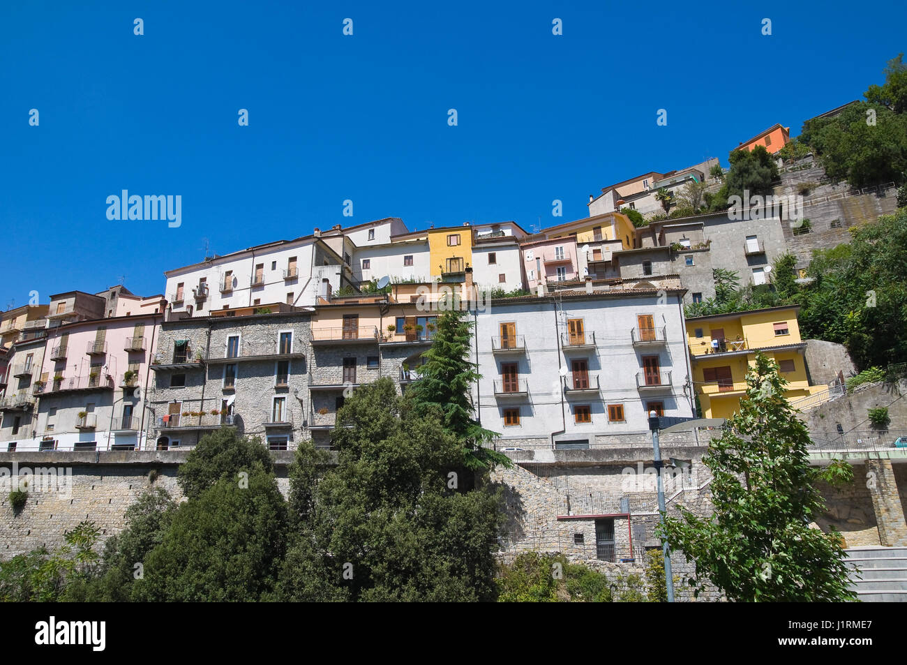 Panoramic view of Viggianello. Basilicata. Italy Stock Photo - Alamy