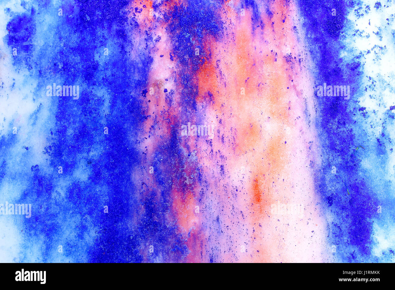 Beautiful Color Snow. Detail structure in snow Stock Photo - Alamy