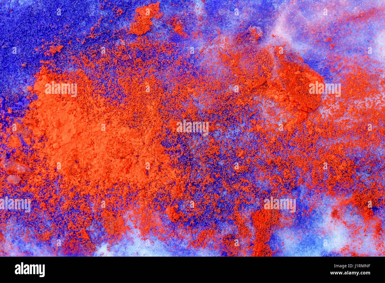 Beautiful Color Snow. Detail structure in snow Stock Photo - Alamy