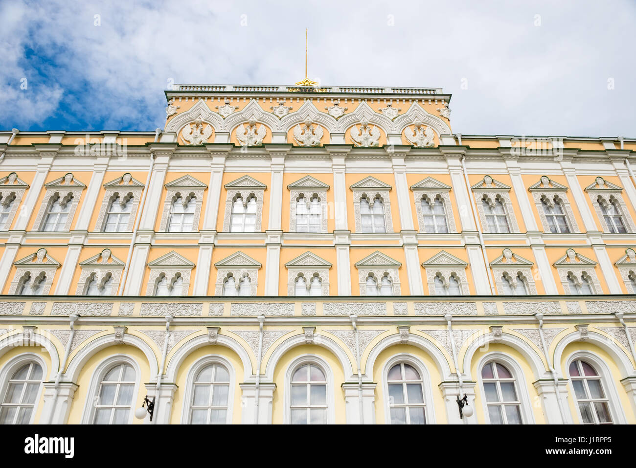 Moscow, Grand Kremlin Palace was built from 1837 to 1849. Designed by a ...