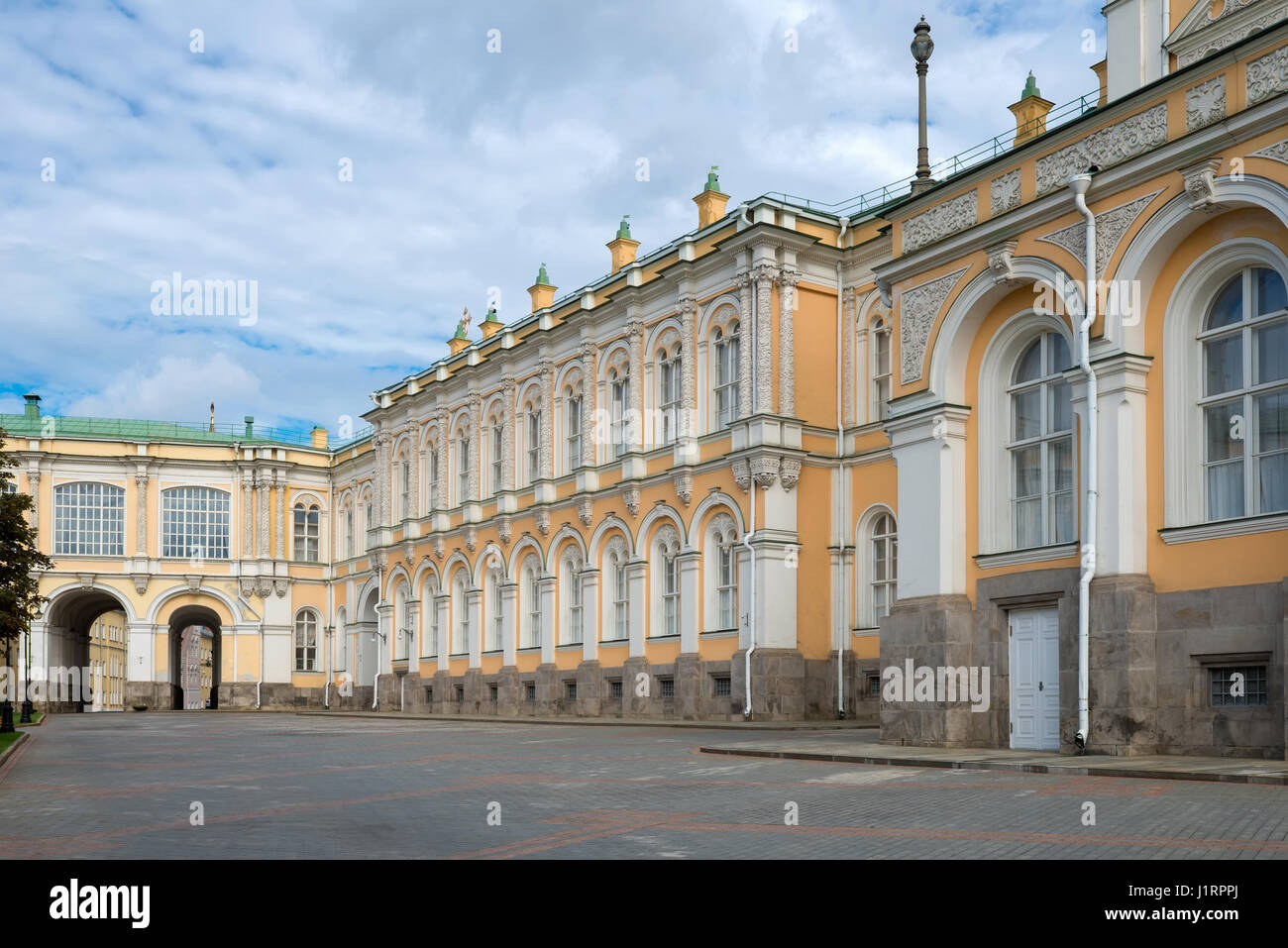 Moscow, Grand Kremlin Palace was built from 1837 to 1849. Designed by a ...