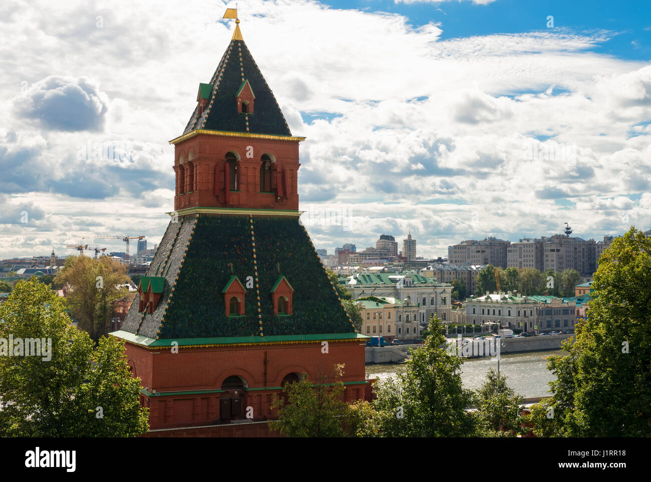 View of the Sofia Embankment and the British Embassy from the territory ...