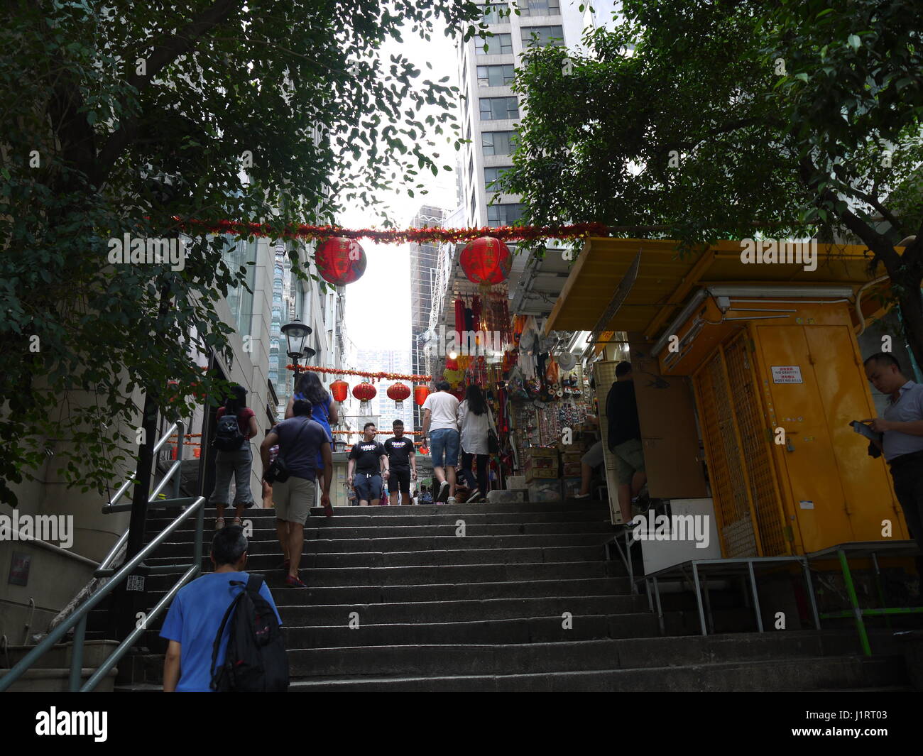Pottinger street hong kong hi-res stock photography and images - Alamy