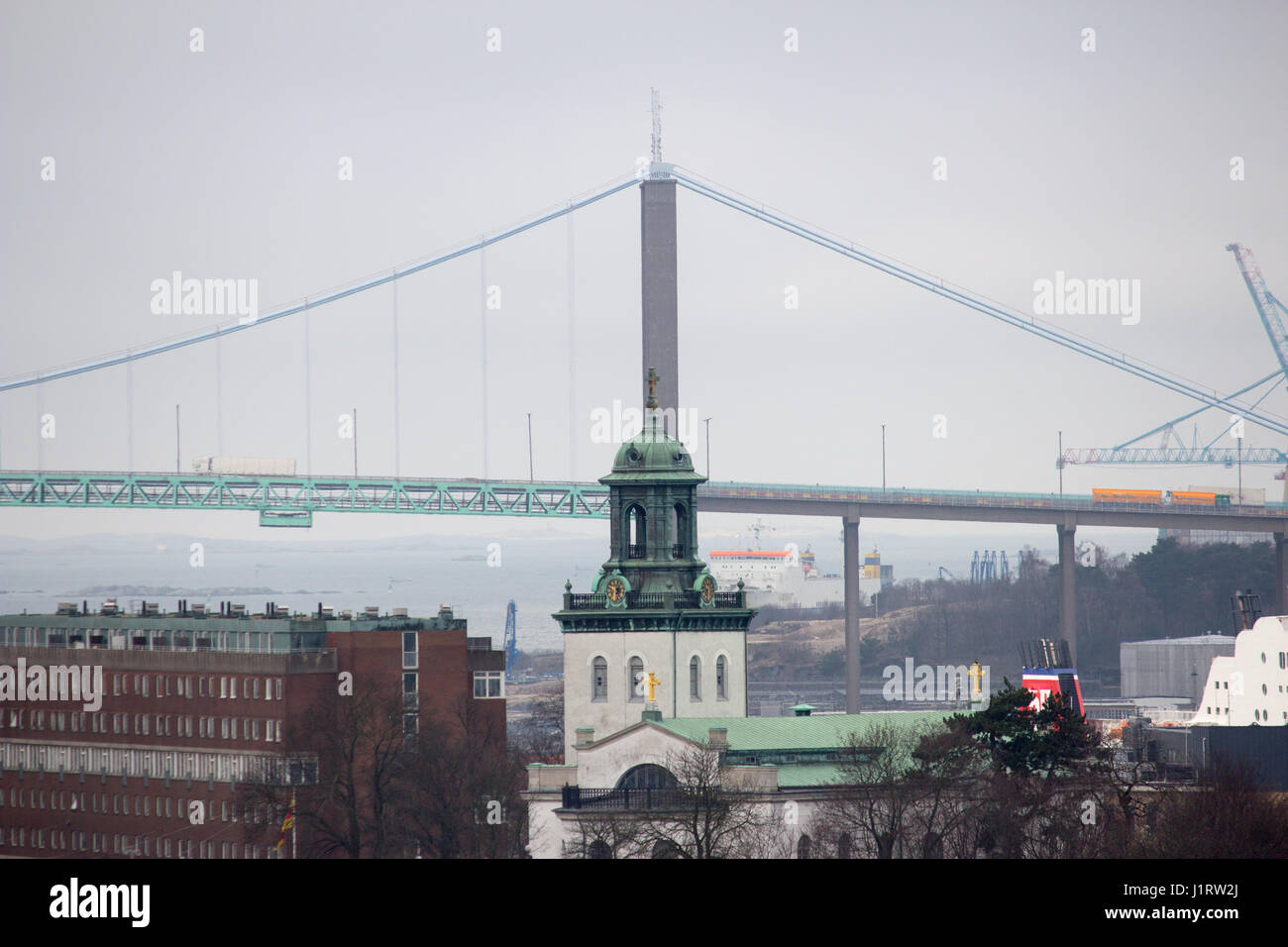 Gothenburg city alvsborg bridge hi-res stock photography and images - Alamy