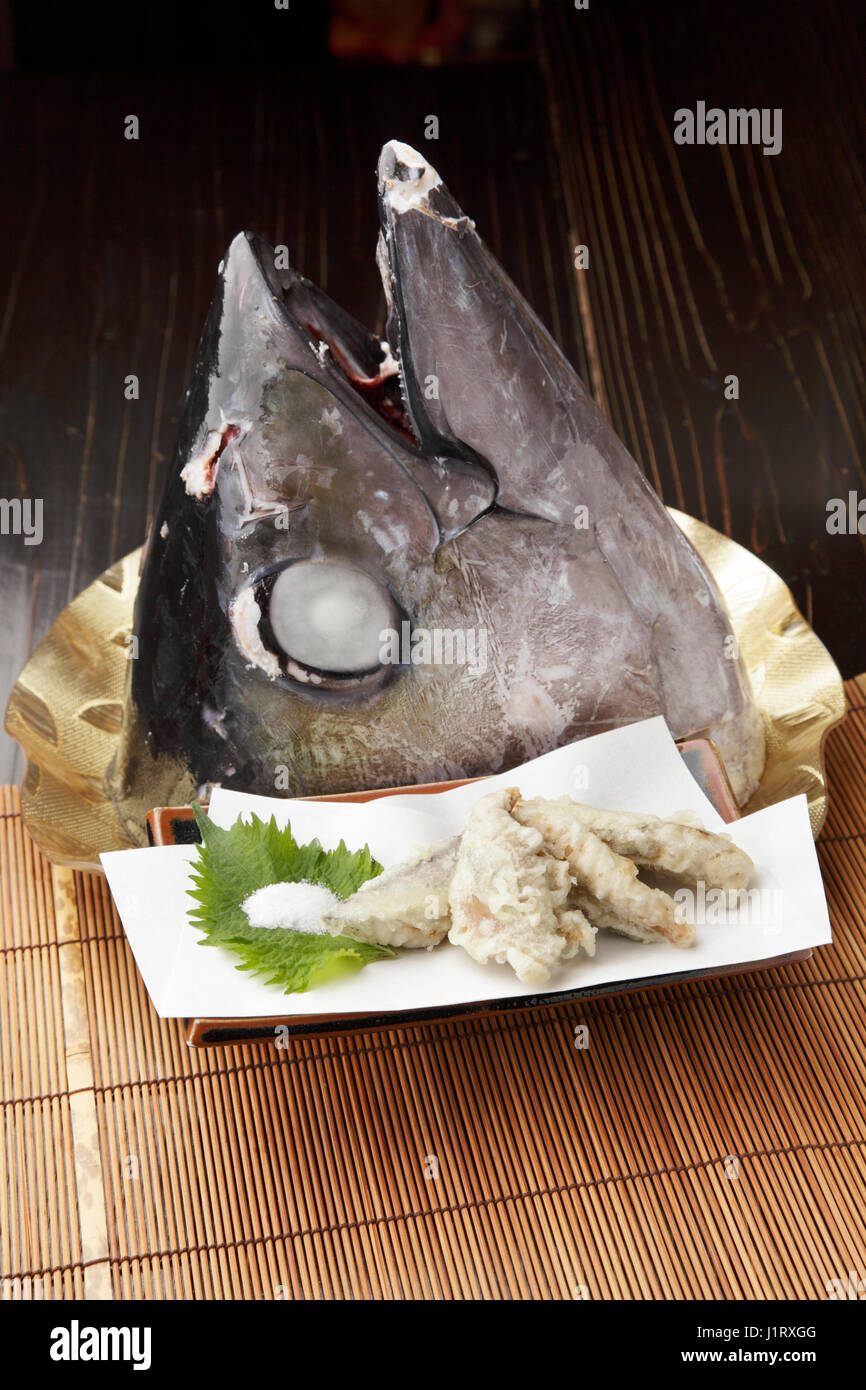 Fresh tuna head with tempura Stock Photo - Alamy