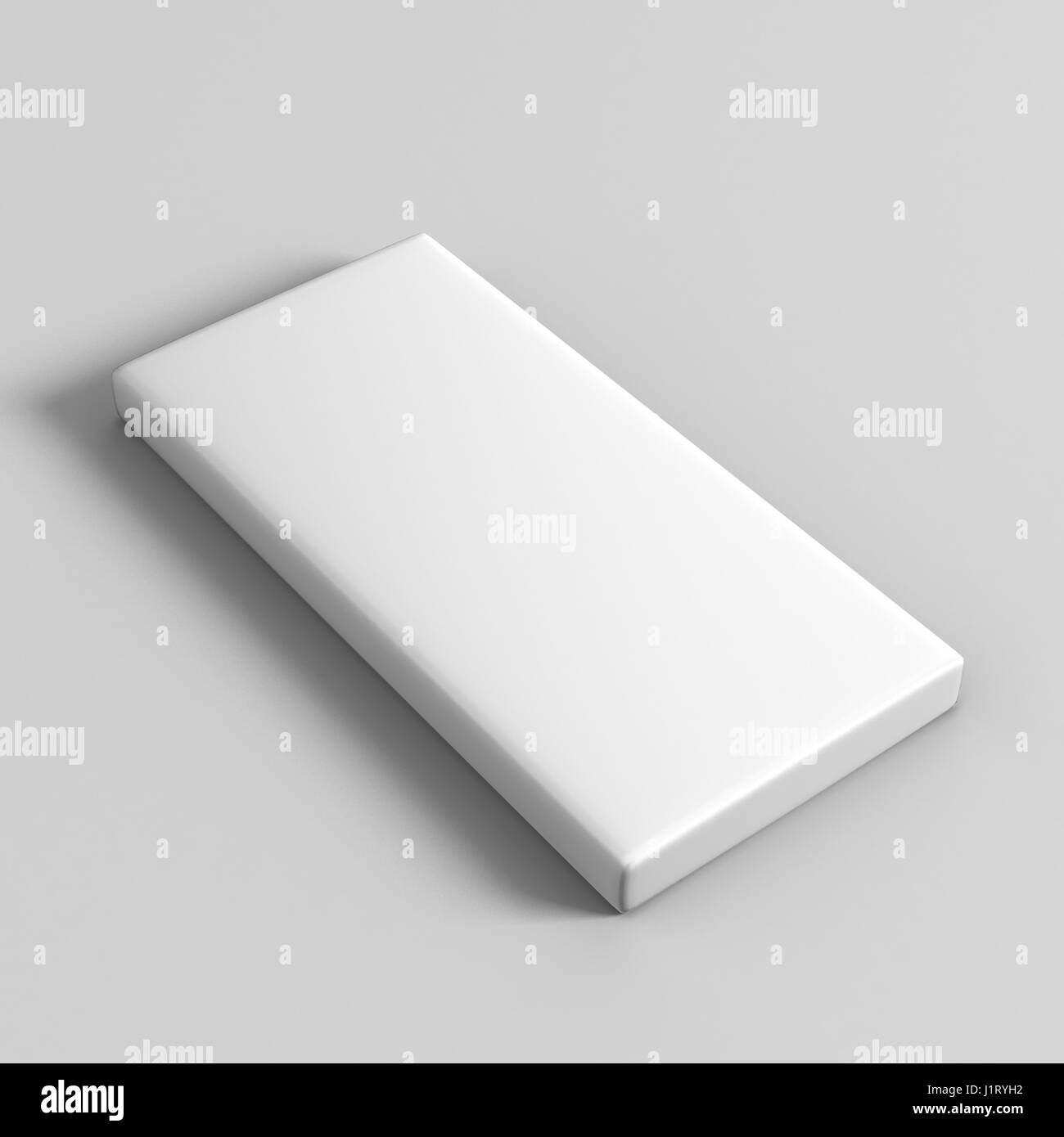 Chocolate White Paper Box Packaging Stick Sachet Set Mock up 3D render ...