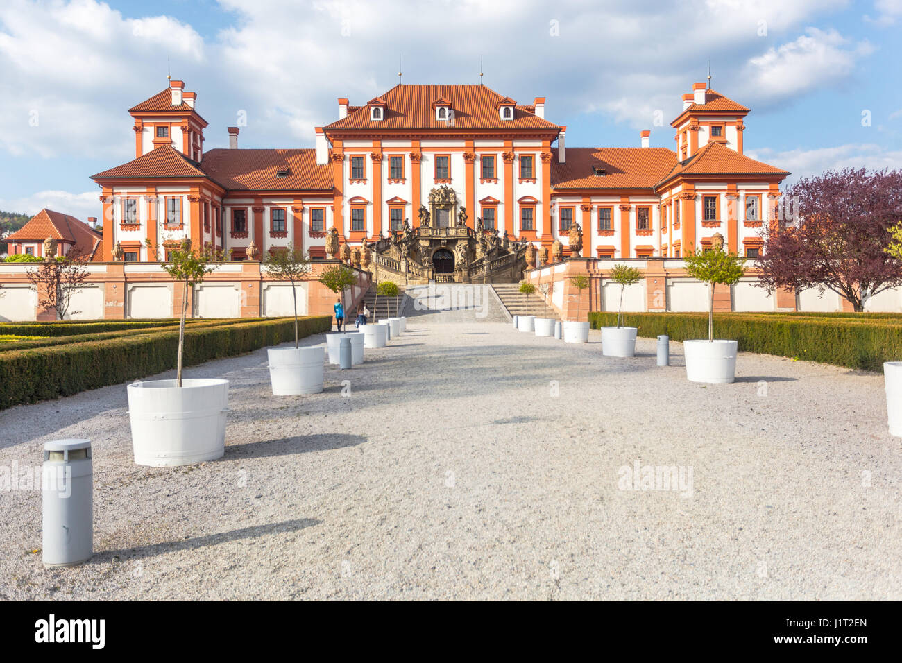 Baroque castle Troja, Prague, Czech Republic, Europe Stock Photo - Alamy