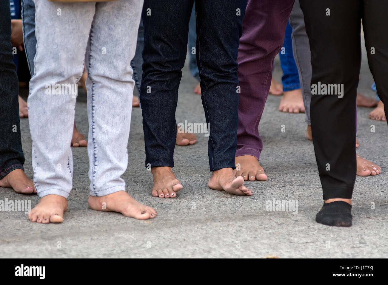 Filipino feet hi-res stock photography and images - Alamy