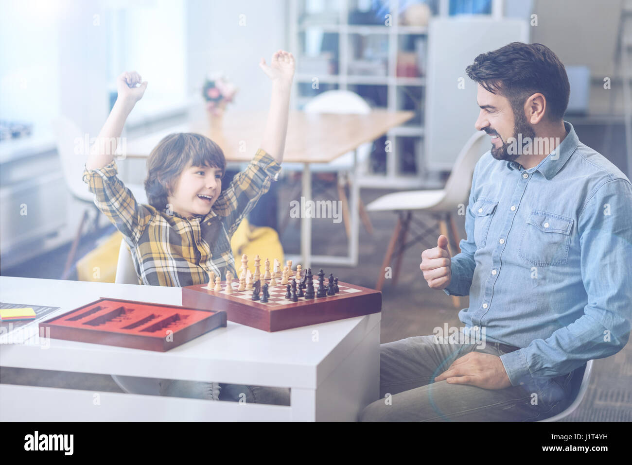Win at chess hi-res stock photography and images - Alamy